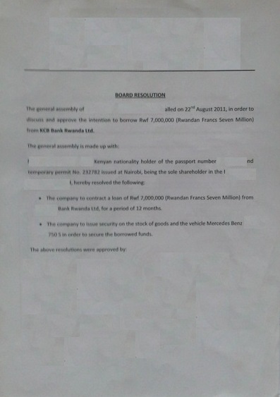 Business Procedures in Rwanda